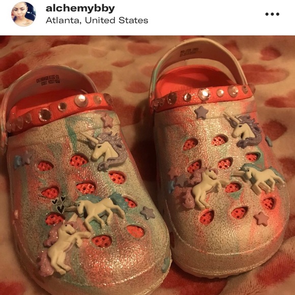 CROCS | Shoes | Custom Unicorn Croc Look Alikes | Poshmark